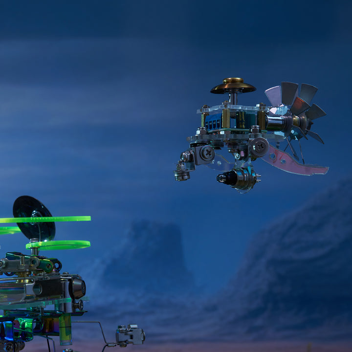 Mecrob Cyber Meta Collection | Unique Cyberpunk Metal Art Puzzle ...