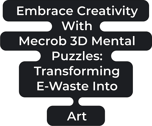Mecrob | Transform Discarded Materials into Unique 3D Metal DIY Kits