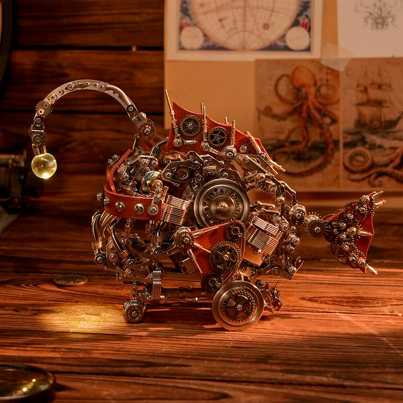 Deep Sea Anglerfish 3D Puzzle Model Kit | Mecrob Remake