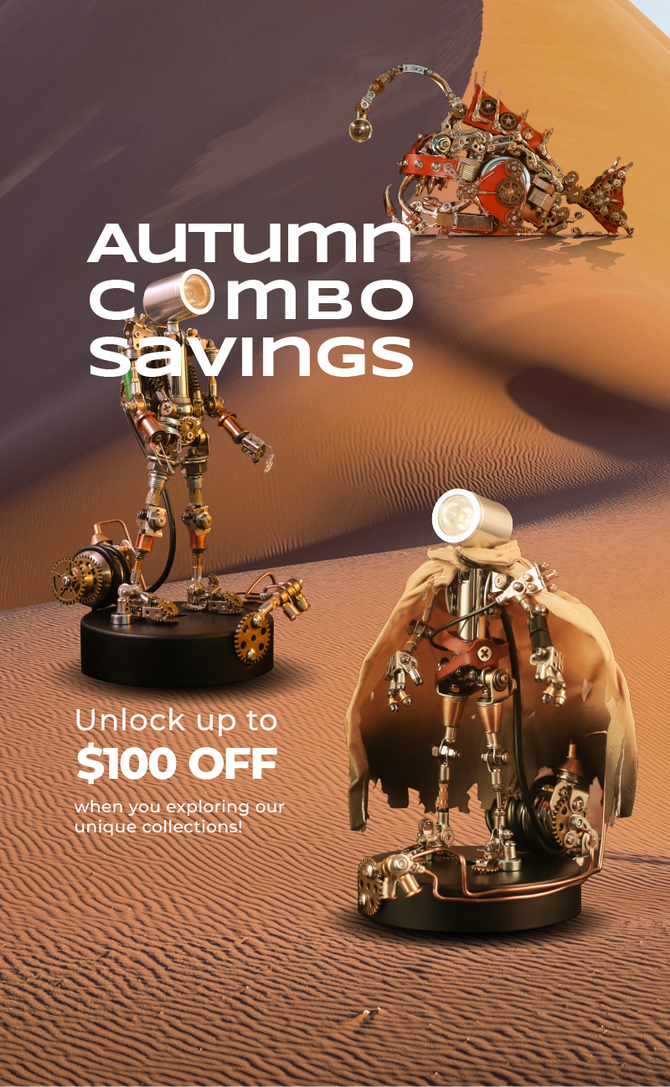 Mecrob | Transform Discarded Materials into Unique 3D Metal DIY Kits