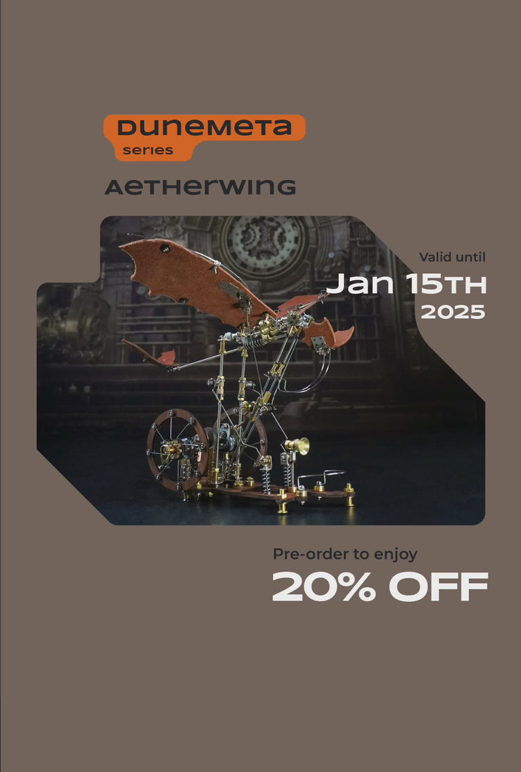 Mecrob | Transform Discarded Materials into Unique 3D Metal DIY Kits