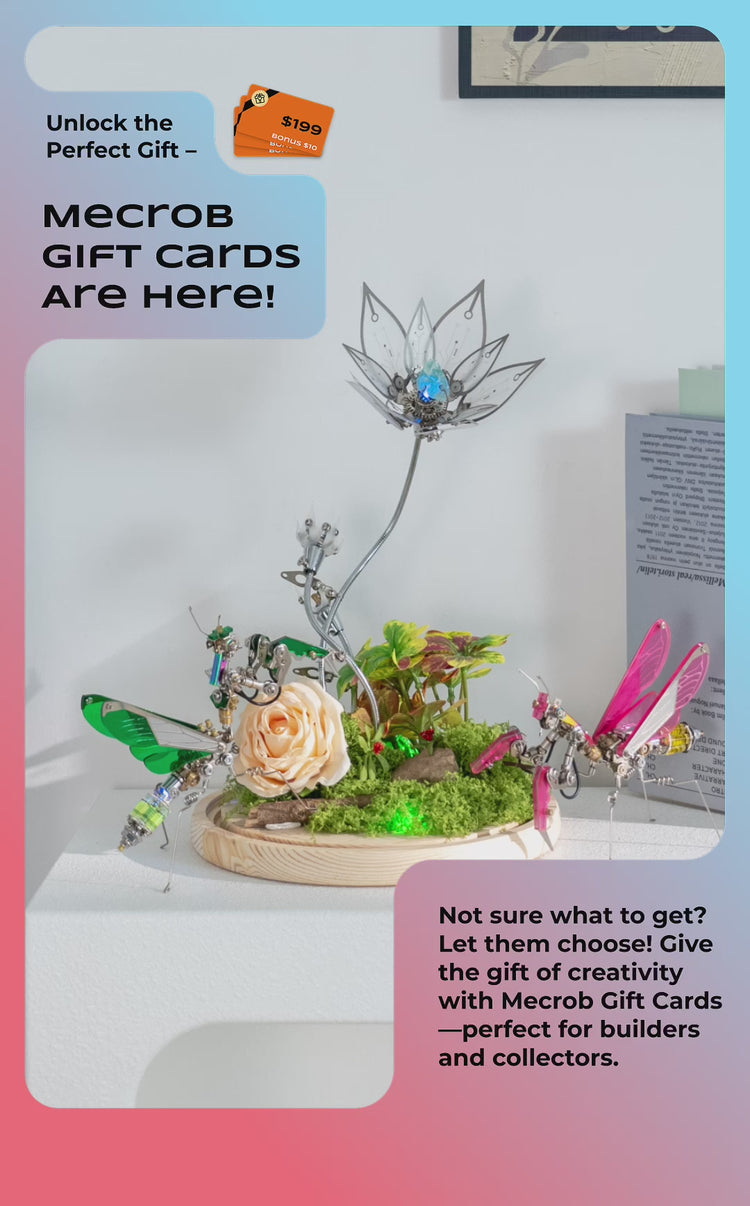 Mecrob | Transform Discarded Materials into Unique 3D Metal DIY Kits